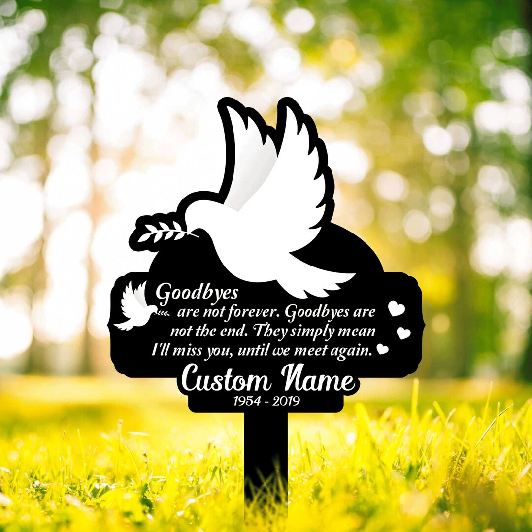 Custom Yard Signs for Outdoors Yard Grave Markers for Cemeteries ...