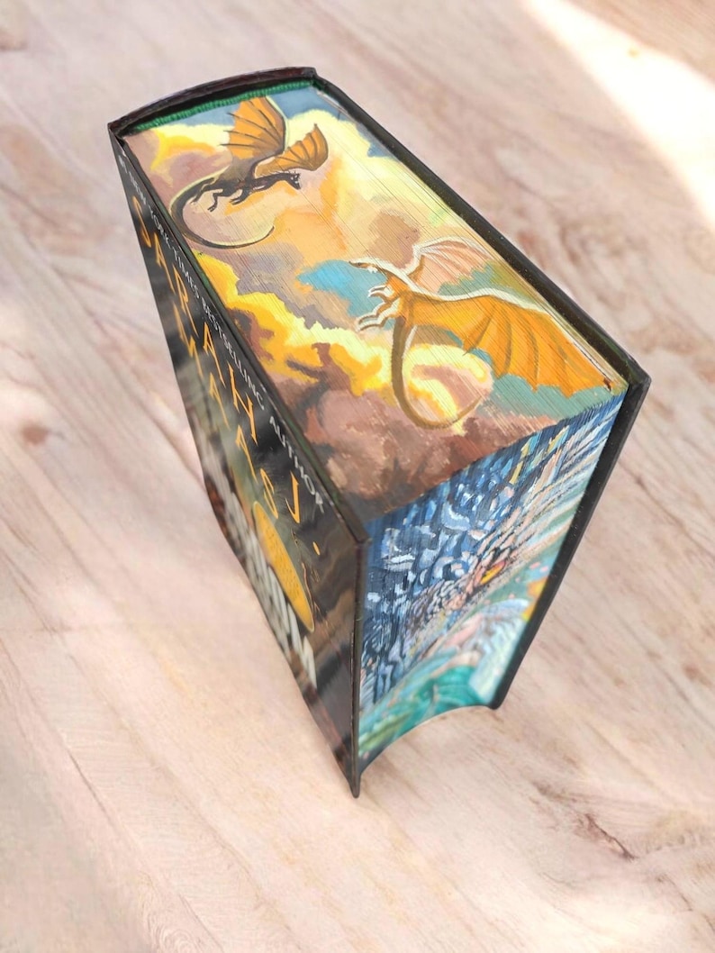 Kingdom of Ash by Sarah J. Maas Fore-edge Painting Book, Hard Cover ...