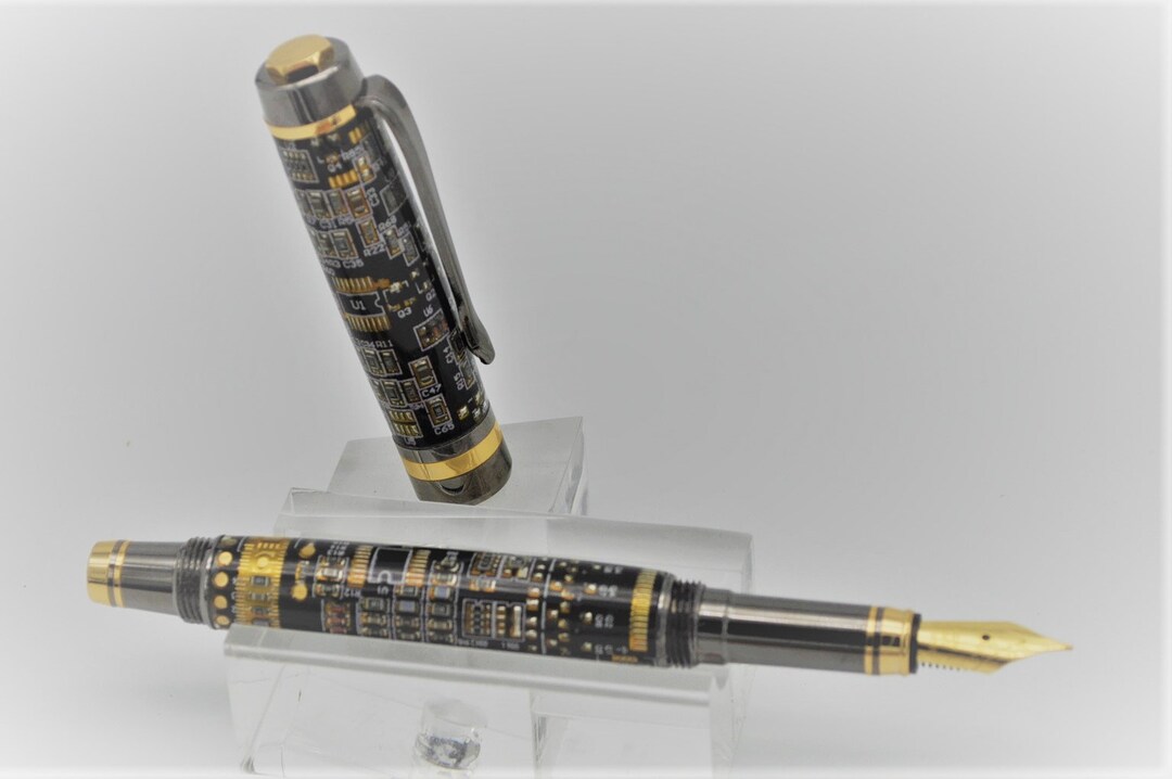 Fountain Pen Black Computer Printed Circuit Board FREE SHIPPING - Etsy