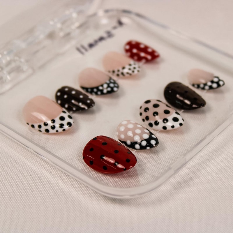 Polkadot French Tip - Etsy