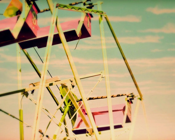 Carnival Art Joy Ride Fine Art Print Vintage Photography | Etsy