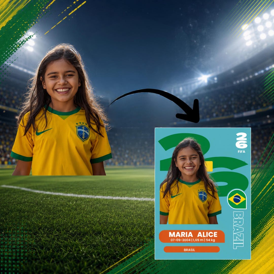 Custom 2026 Soccer Player Card, Personalized Football Stats Card Print ...