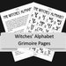 The Witches' Alphabet Grimoire Pages. Witch, Wicca, Pagan, Druid ...