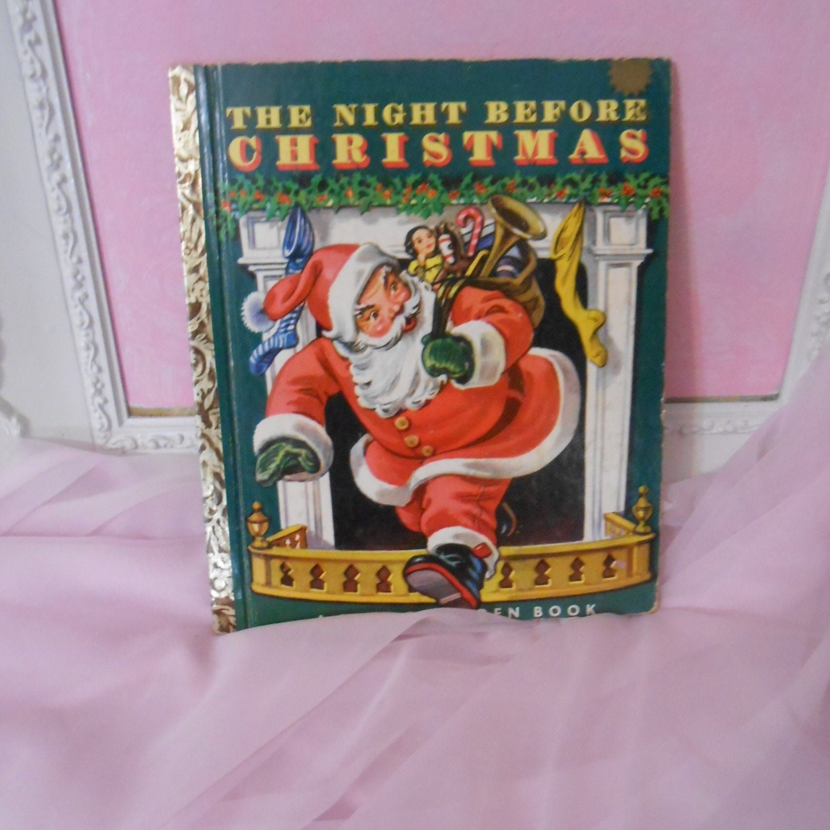 Vintage the Night Before Christmasa Little Golden - Etsy