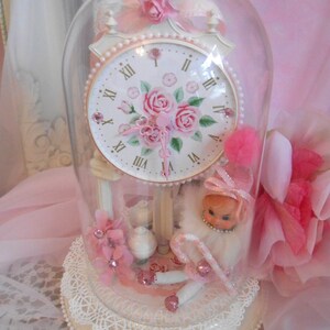 Sale Vintage Pink Pixie Whimsical Kitschy Clock Cuteness - Etsy