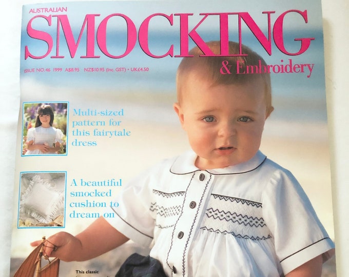 Australian Smocking and Embroidery Magazine Issue No.46 1999 - Etsy