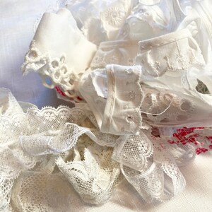Vintage Lace, Ribbon, and Thread - Lot 9 - Etsy