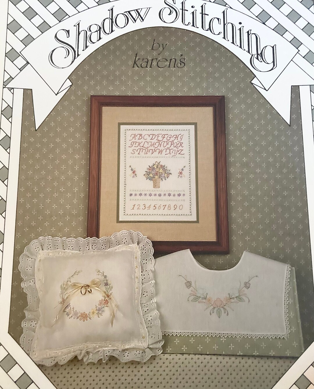 Shadow Stitching by Karen's - Wildflower Collar, Wildflower Sampler ...