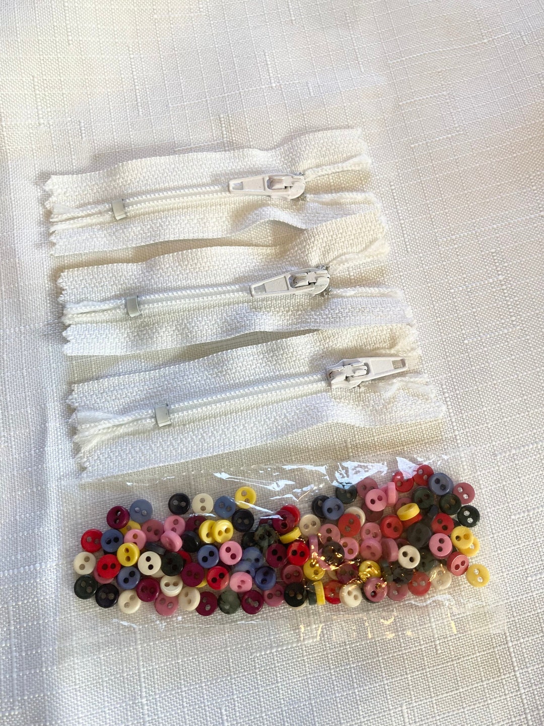 Doll Zippers and Buttons - Etsy