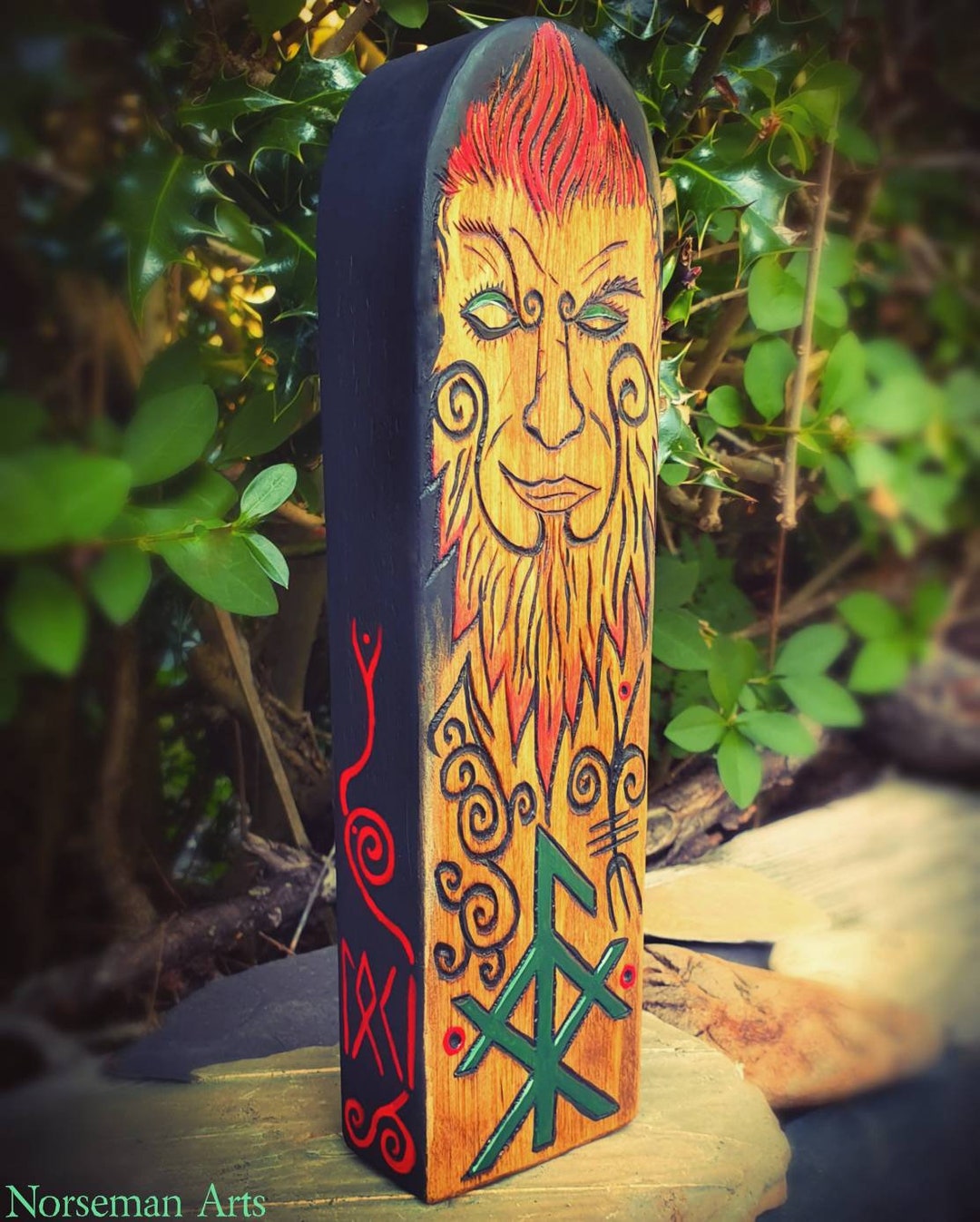 Loki Altar Wood Carving - Etsy