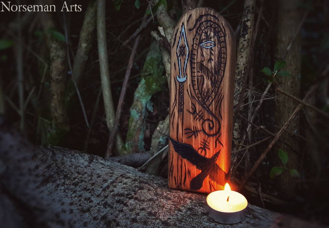 Odin Wood Carving. | Etsy