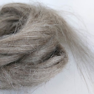 Flax / Linen Fibre. Natural Long Line Bast Fiber for Felting, Felt ...
