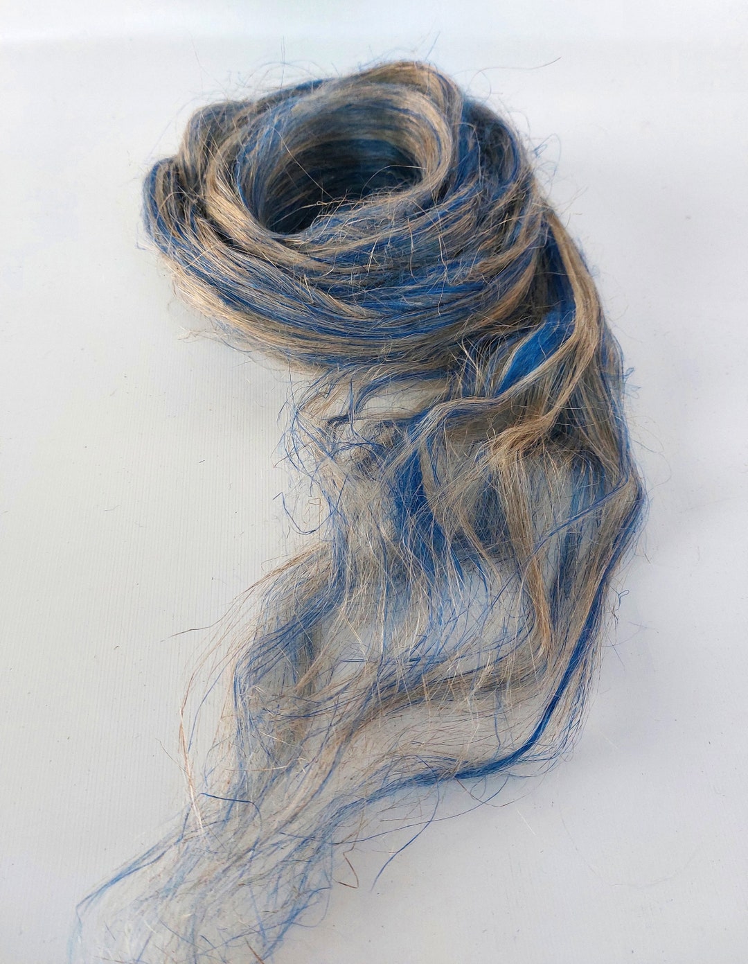 Blue Linen Fiber Roving – Flax for Felting, Spinning (50g/1.76oz) - Etsy