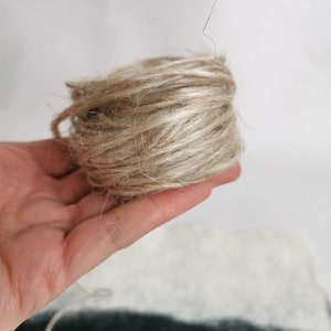 Natural Linen Roving: Long Line Flax Fiber for Spinning, Felting ...