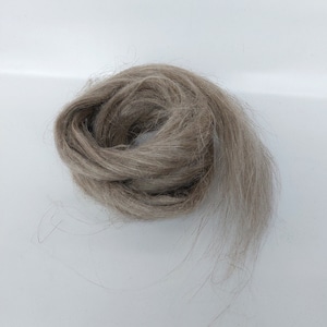 Flax / Linen Fibre. Natural Long Line Bast Fiber for Felting, Felt ...