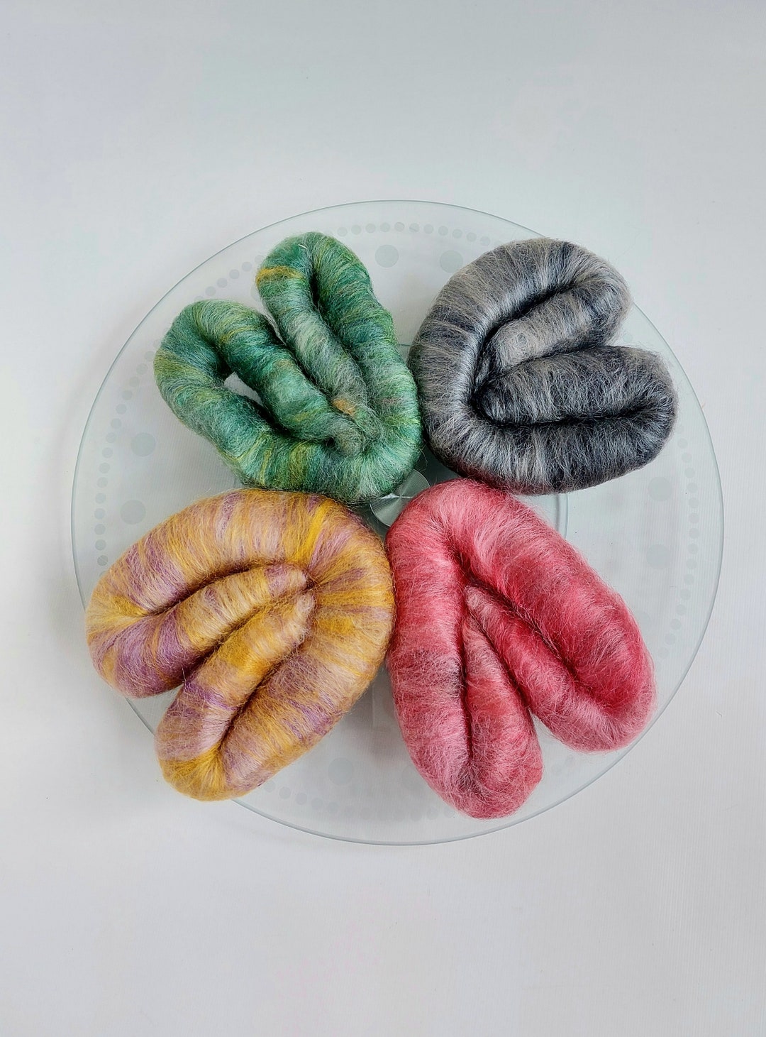 Rolags Punis Fiber - Hand Blended for Spinning, Felting. Merino Wool ...