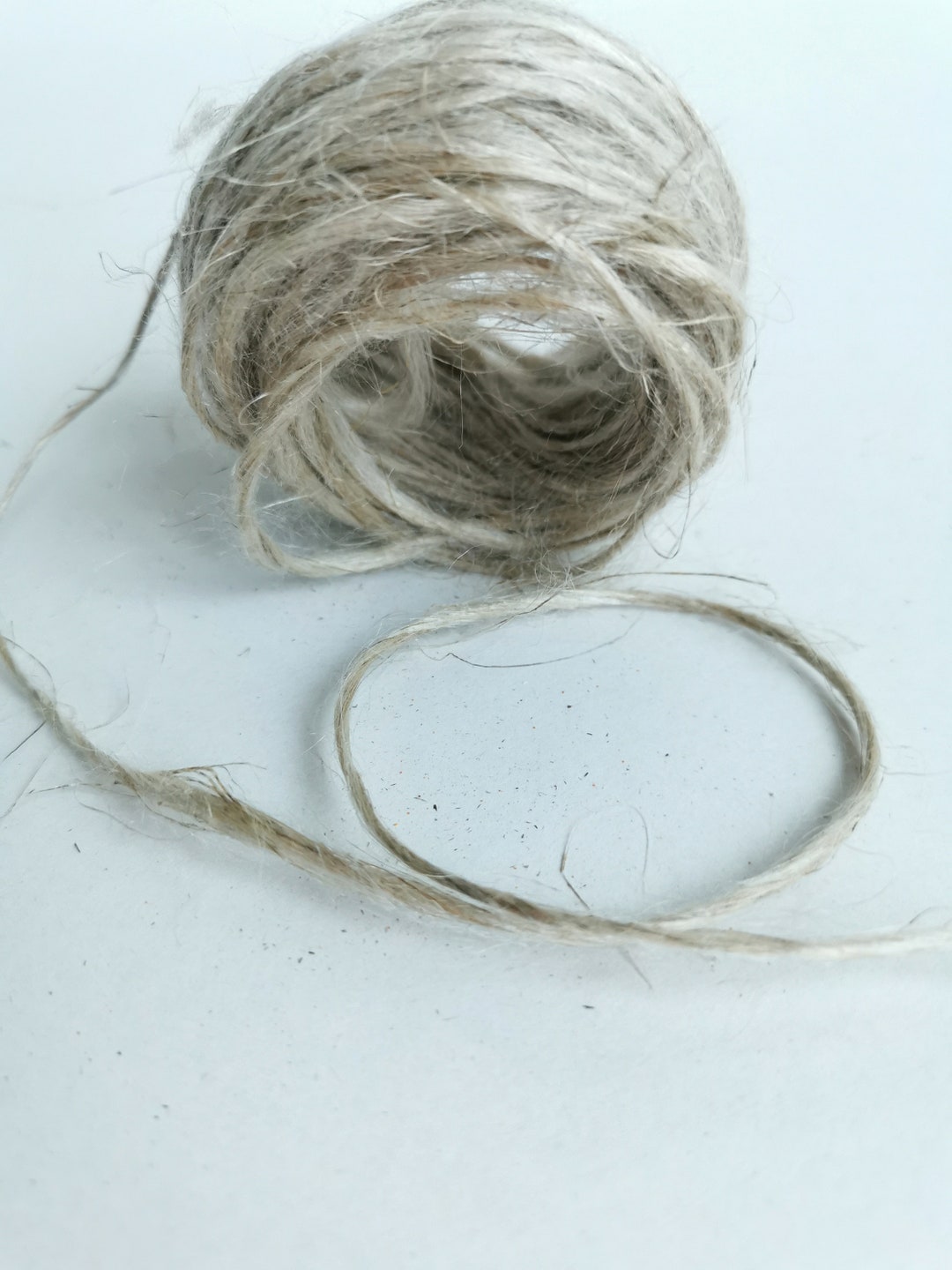 Natural Linen Roving: Long Line Flax Fiber for Spinning, Felting ...