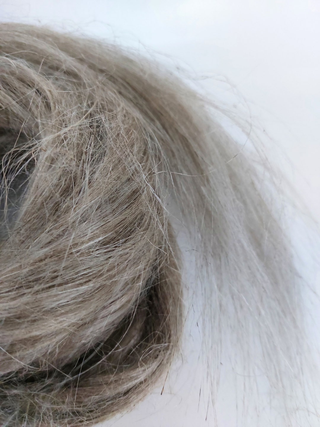 Flax / Linen Fibre. Natural Long Line Bast Fiber for Felting, Felt ...