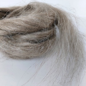 Flax / Linen Fibre. Natural Long Line Bast Fiber for Felting, Felt ...