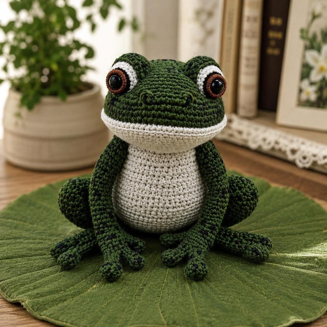 Realistic Tree Frog Crochet Pattern PDF | Amigurumi Woodland Animal ...