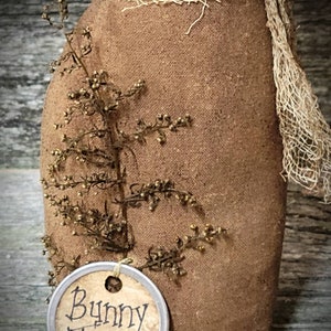 Primitive Bunny Rabbit Doll - Primitive Rabbit - Primitive Bunny ...