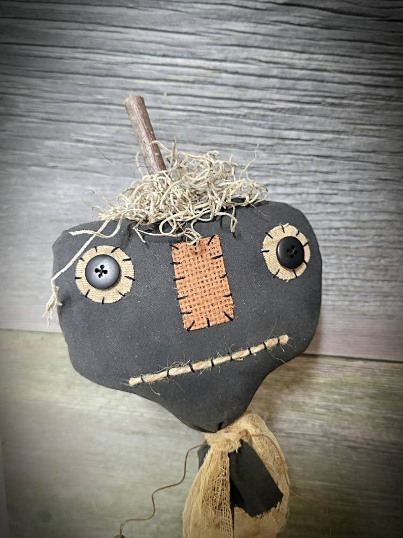 Primitive Haunted Pumpkin Primitive Halloween Decor - Etsy