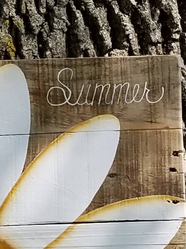 Rustic Summer Sign Summer Decor Summer Wall Hanging | Etsy