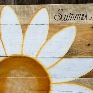 Rustic Summer Sign Summer Decor Summer Wall Hanging | Etsy