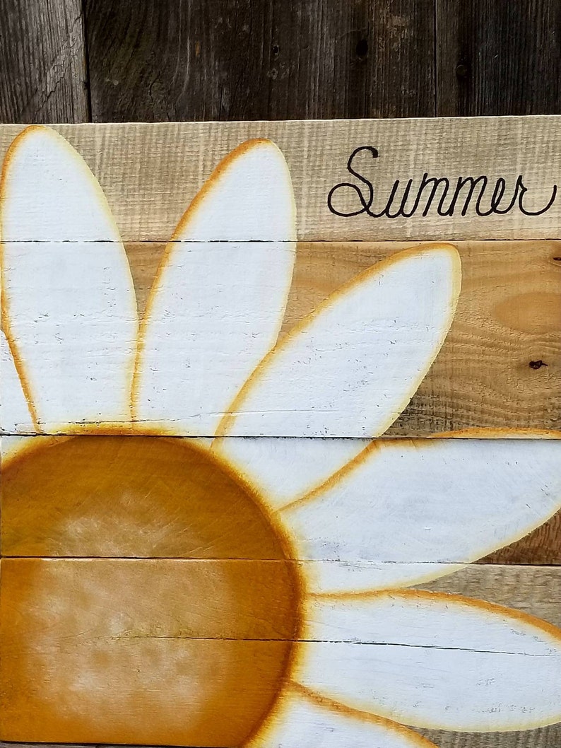 Rustic Summer Sign Summer Decor Summer Wall Hanging | Etsy