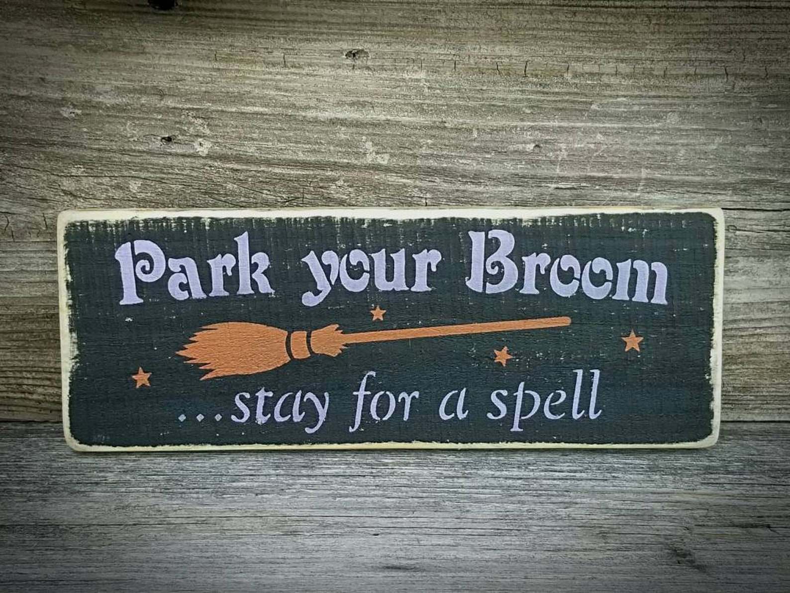 Witch Sign Halloween Sign Witch Decor Halloween Witch - Etsy