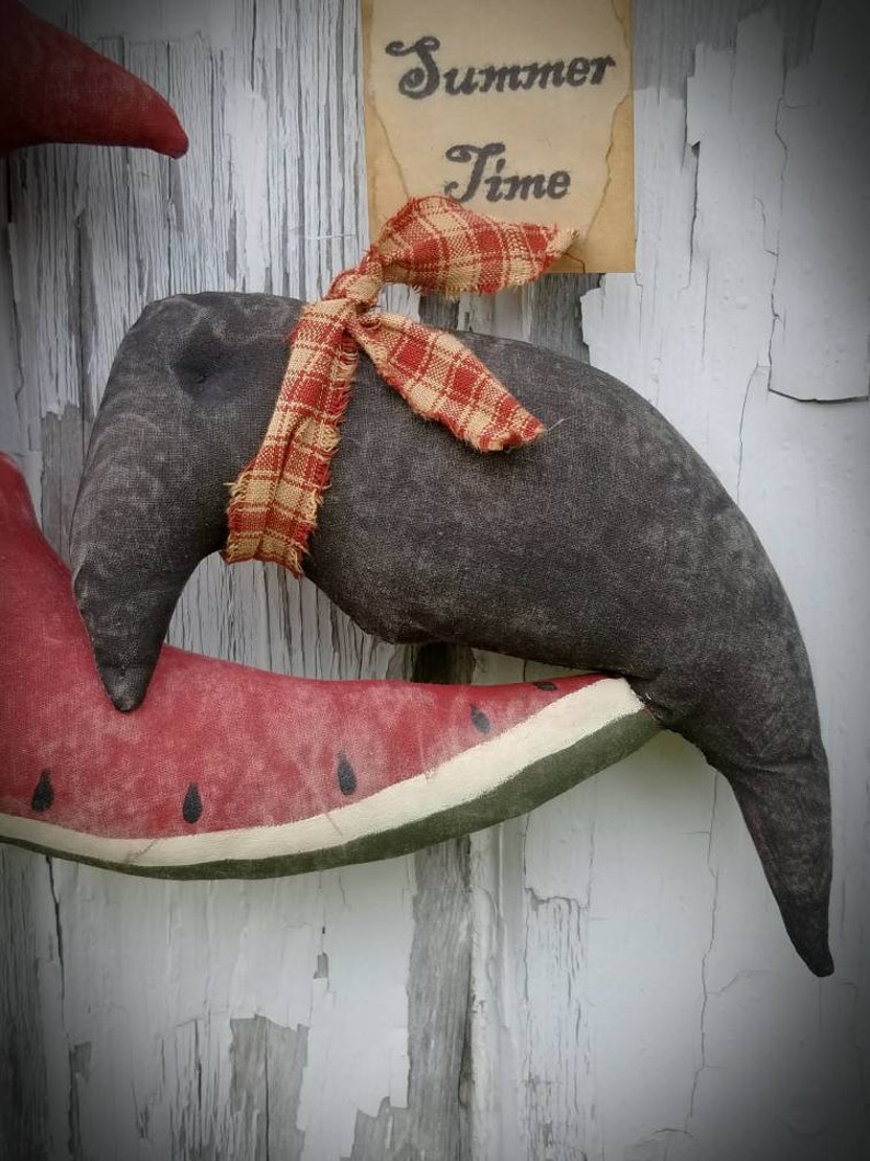 Primitive Watermelon Door Hanger Summer Decor Summer Wall | Etsy