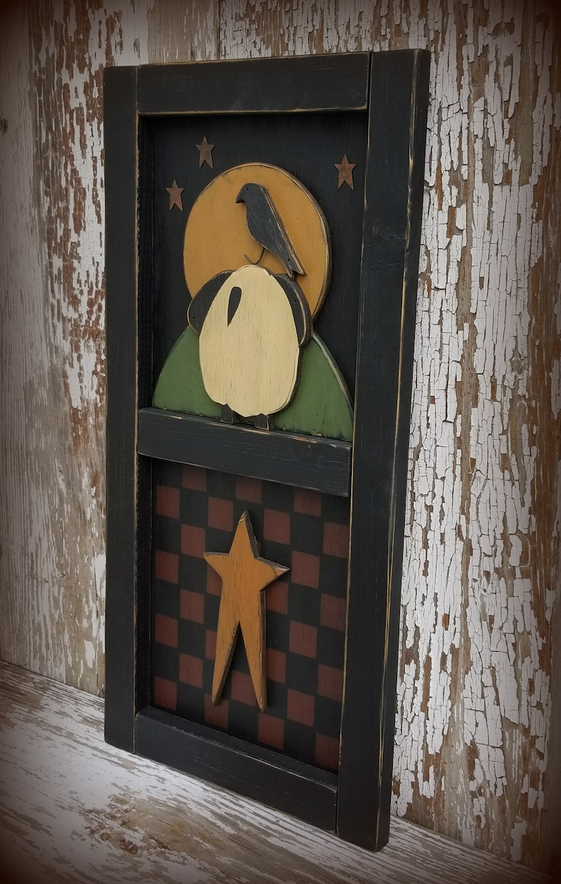 Primitive Wall Hanging Primitive Decor Primitive Wall - Etsy