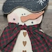 Snowman Wall Hanging Winter Decor Christmas Decor Primitive Snowman ...