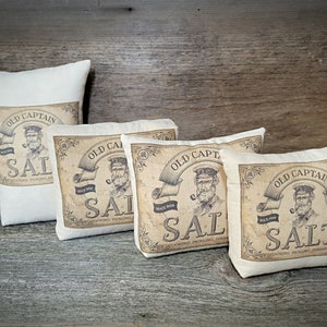 Primitive Salt Sack Replica ~ Faux Salt Sack ~ Primitive Kitchen Decor ...