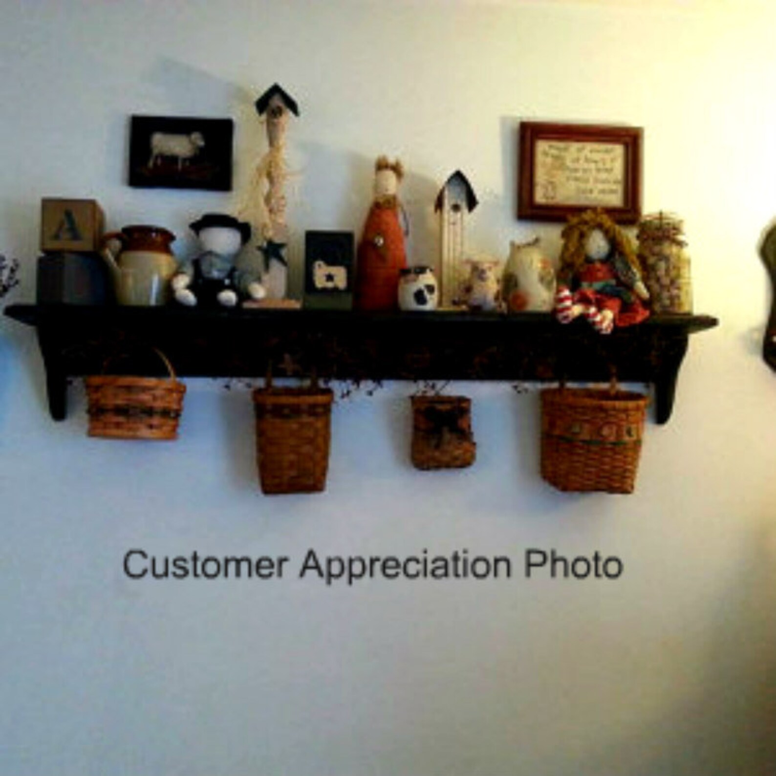 Primitive Shelf Sitter Blocks Primitive Home Decor Tiered - Etsy