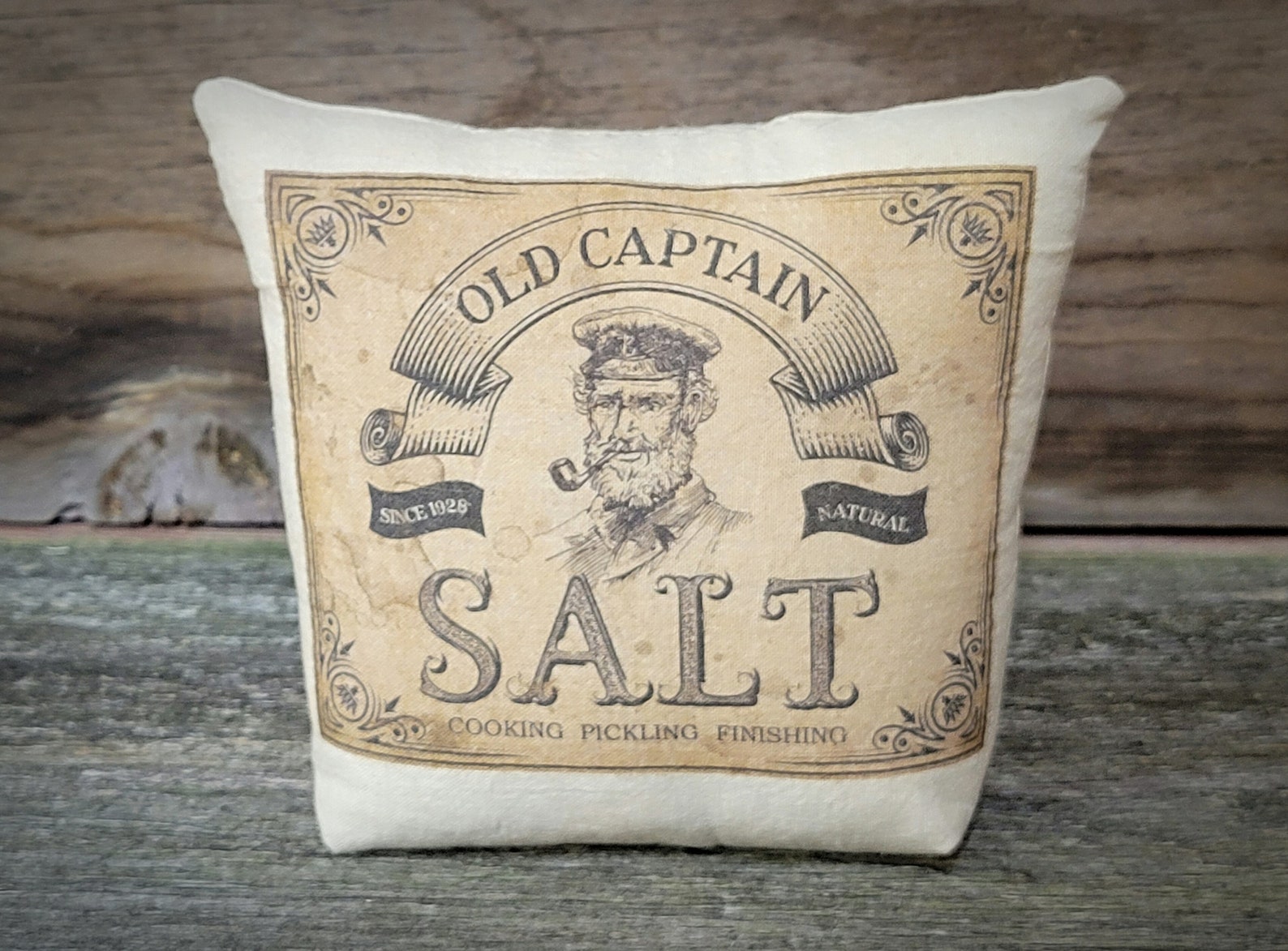 Primitive Salt Sack Replica ~ Faux Salt Sack ~ Primitive Kitchen Decor ...