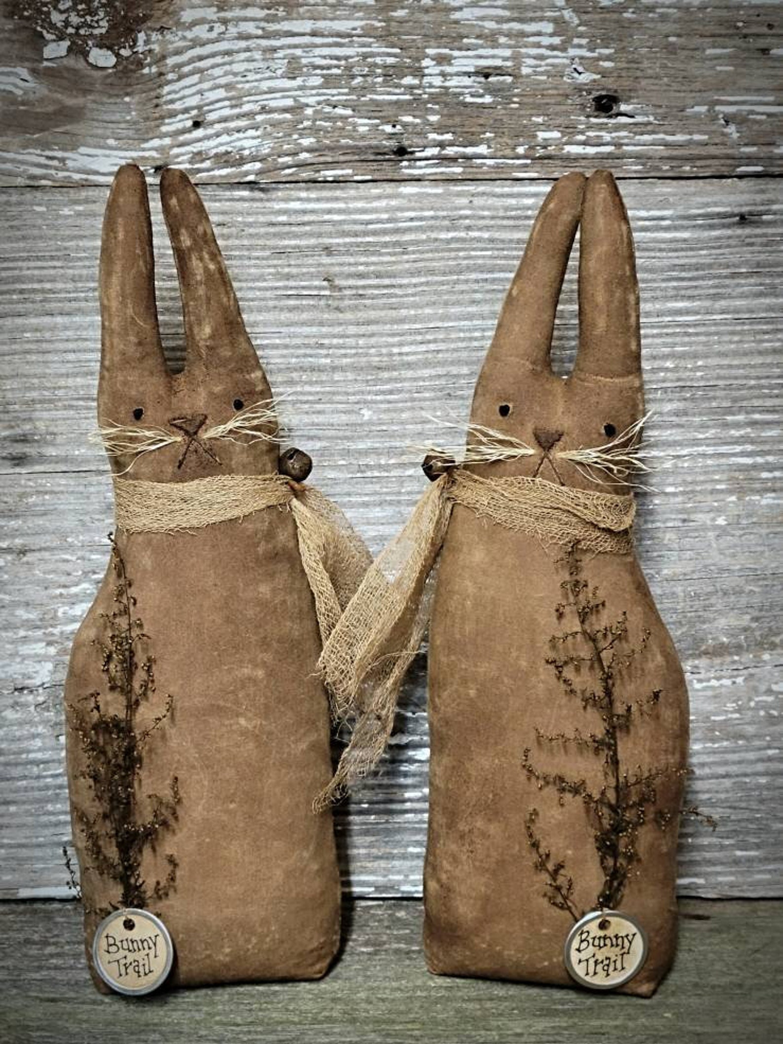 Primitive Bunny Rabbit Doll Primitive Rabbit Primitive Bunny Rabbits ...