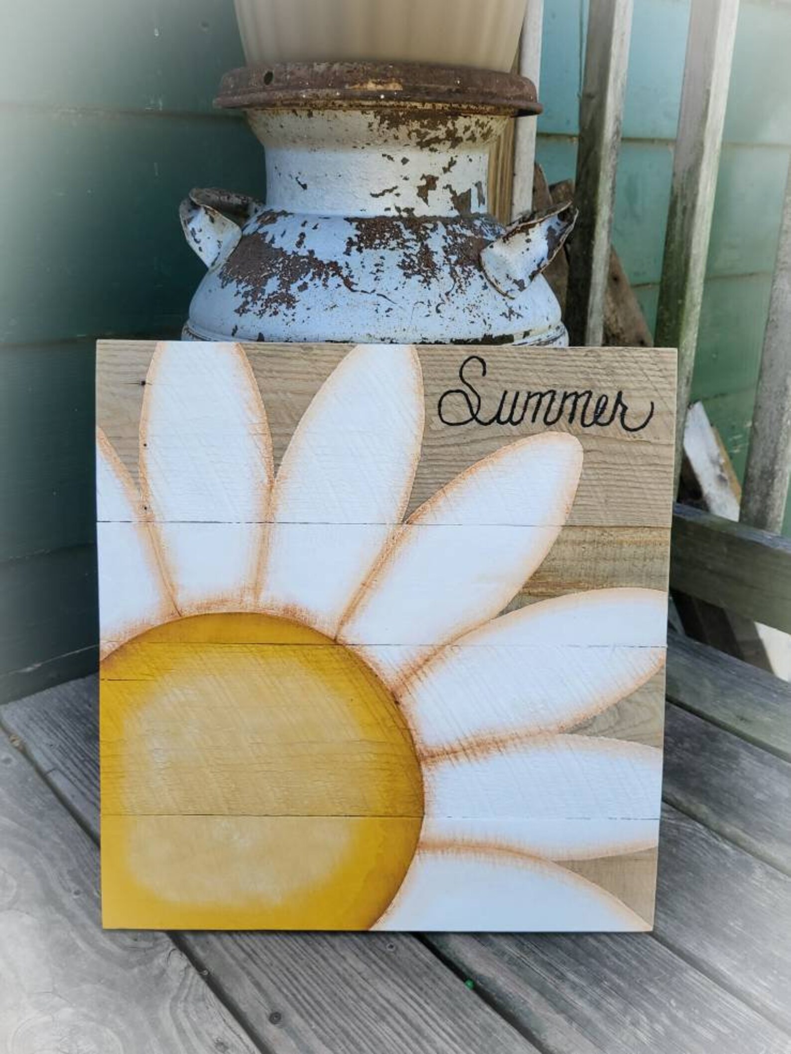 Rustic Summer Sign Summer Decor Summer Wall Hanging - Etsy