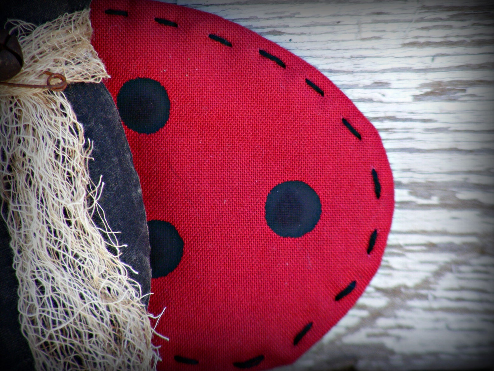 Primitive Ladybug Bowl Filler Tiered Tray Decor Summer | Etsy