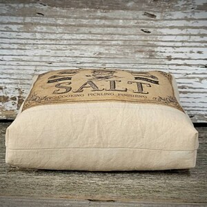 Primitive Salt Sack Replica ~ Faux Salt Sack ~ Primitive Kitchen Decor ...