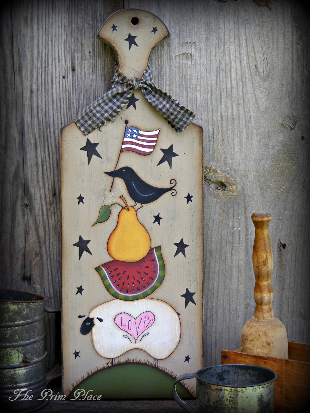 Primitive Summer Decor ~ Primitive Home Decor ~ Primitive Kitchen Decor ...