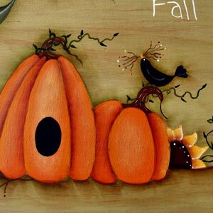 Primitive Fall Plaque - Etsy