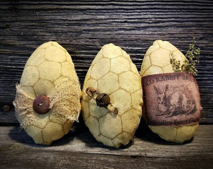 Primitive Easter Eggs ~ Bowl Fillers ~ Easter Decor ~ Spring Decor ...