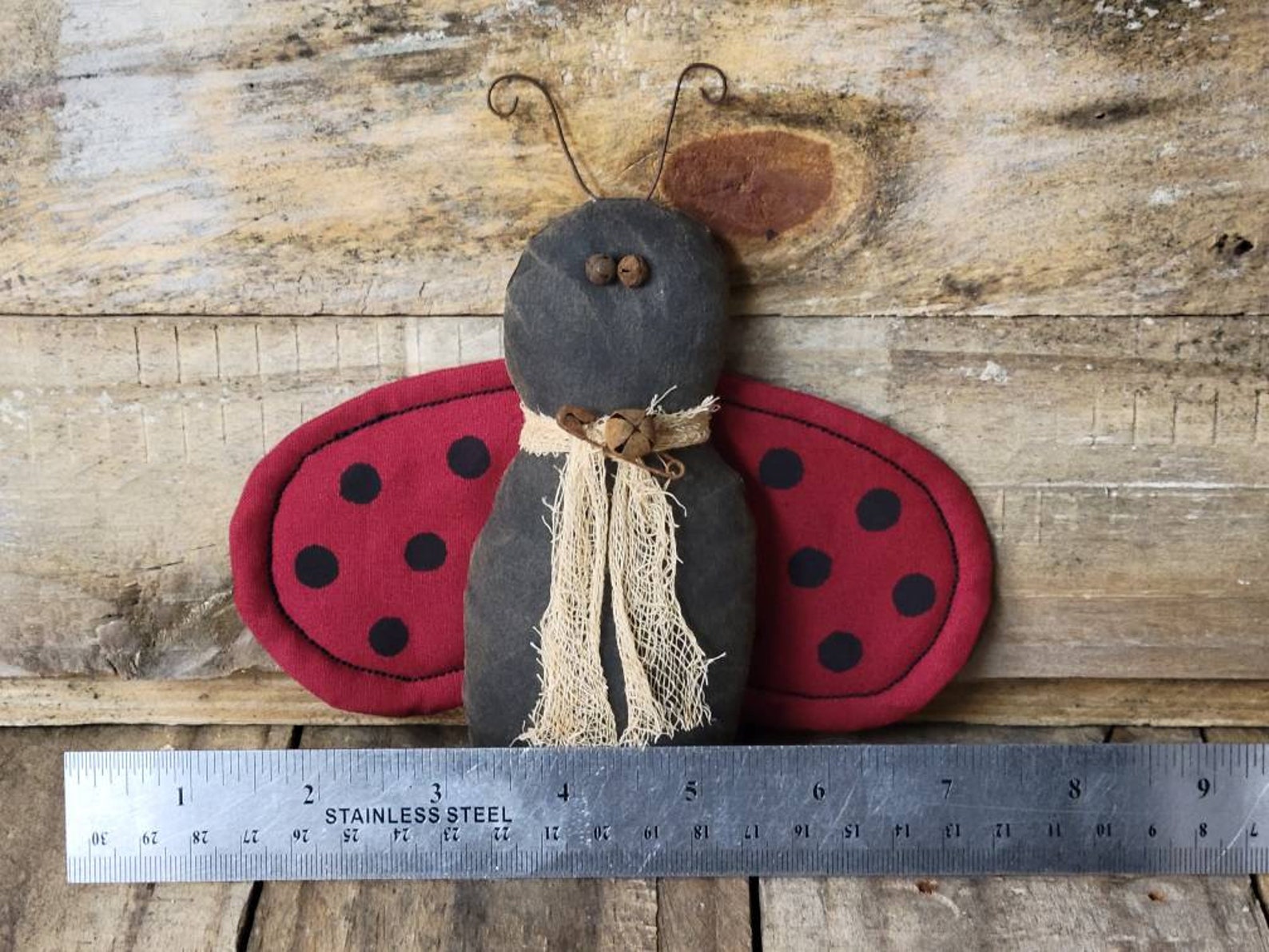 Primitive Ladybug Bowl Filler Tiered Tray Decor Summer | Etsy