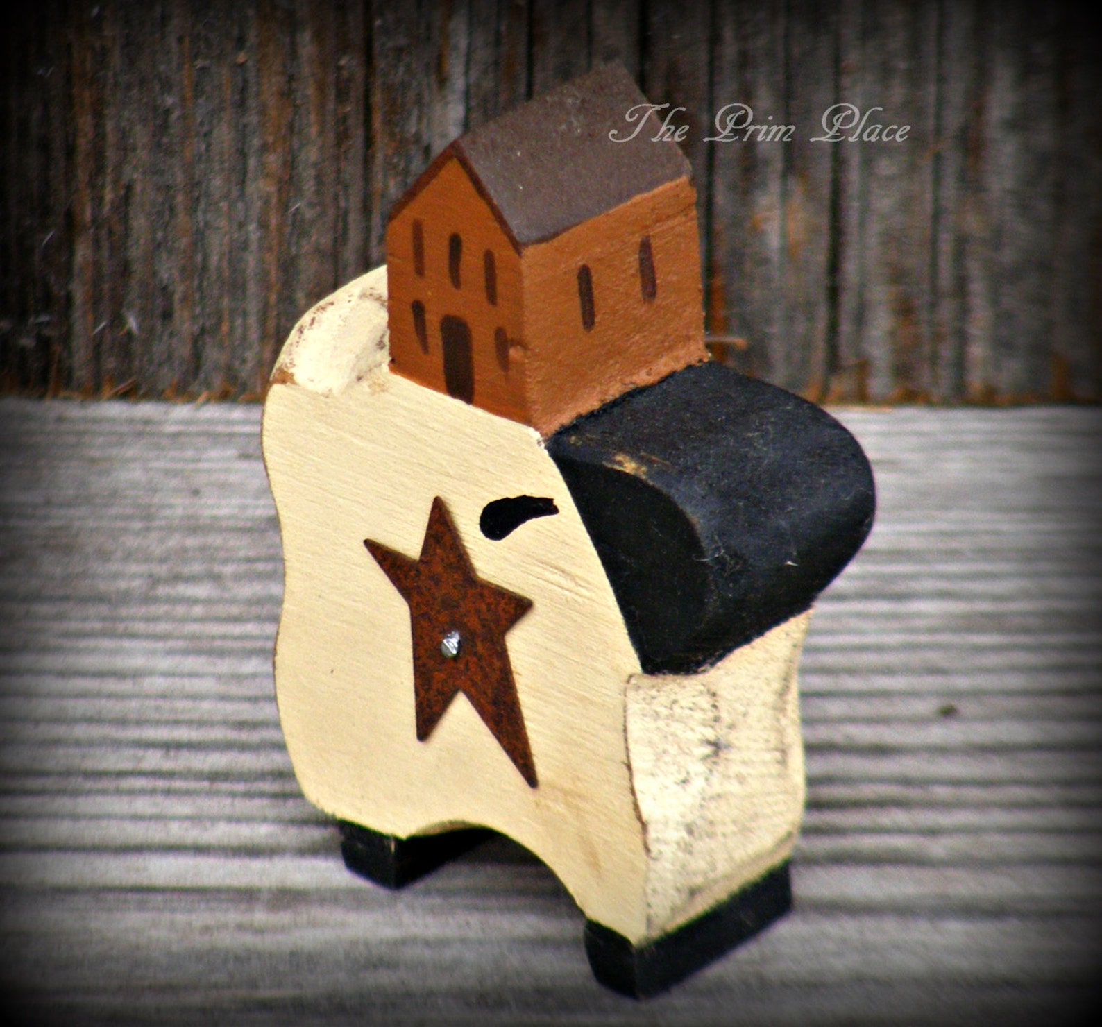 Wooden Miniature Sheep Shelf Sitters Primitive Home Decor - Etsy