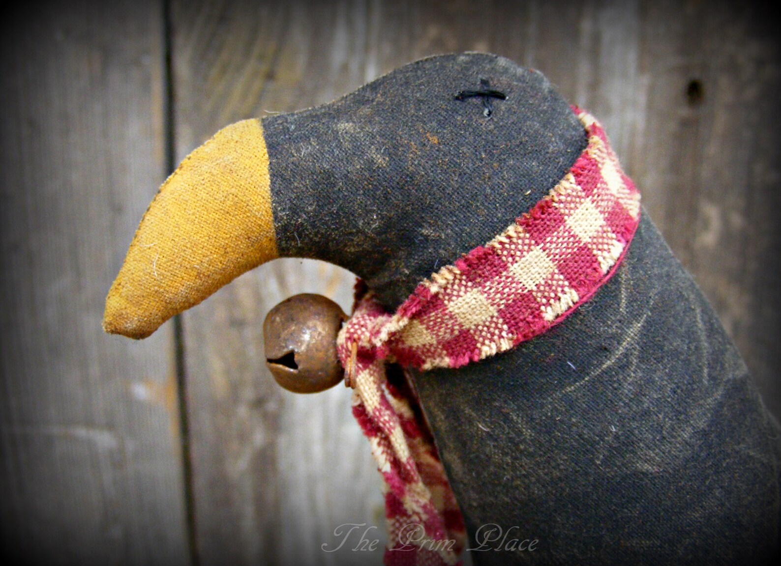 Primitive Crow on Stick Primitive Crow Primitive Fall - Etsy