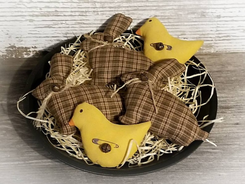 Primitive Easter Bowl Fillers Primitive Bunny Brown Bunny - Etsy