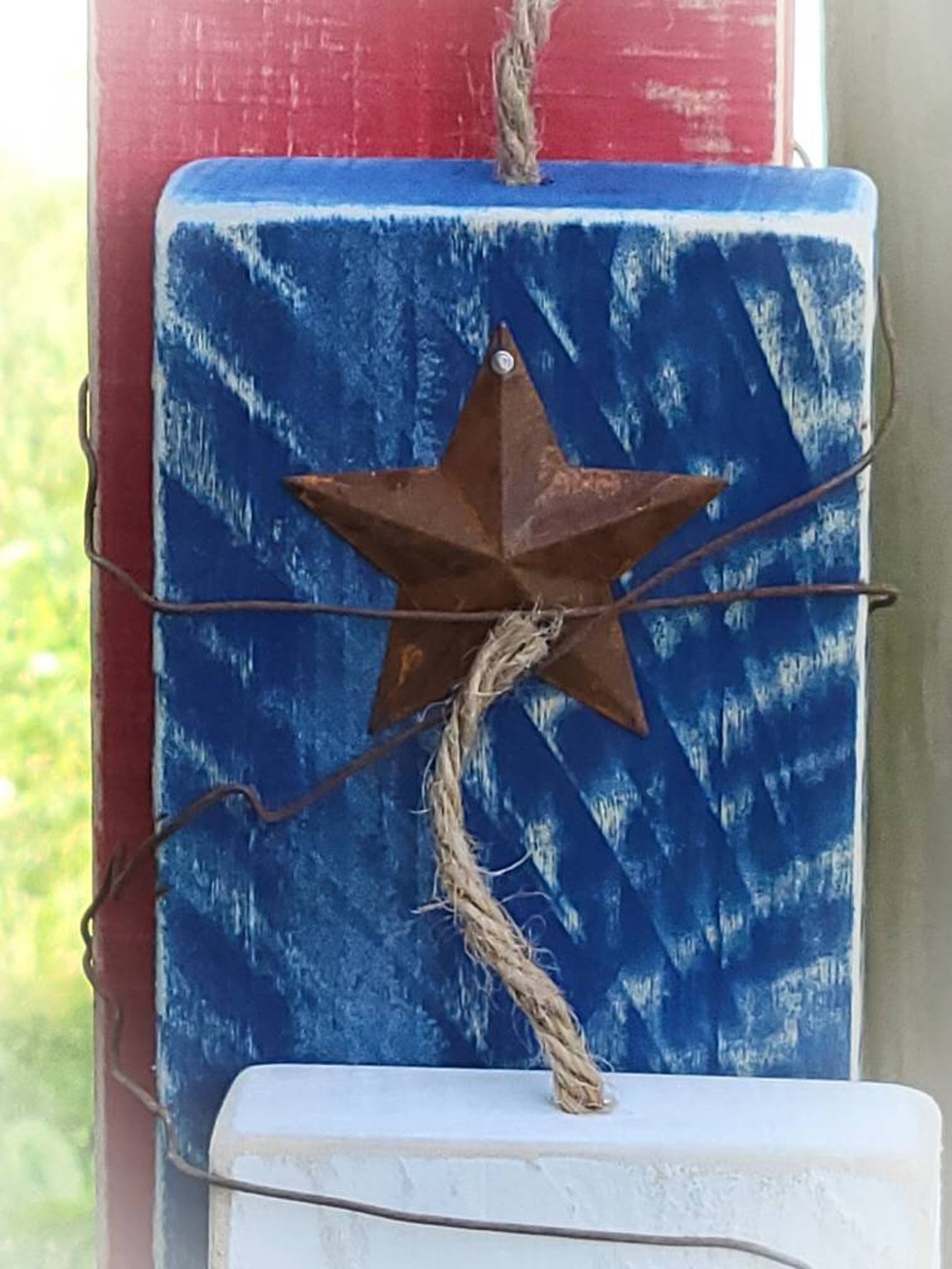 Rustic Primitive Wooden Fireworks Table Decor Fourth of July - Etsy