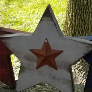 Primitive Stars Table Sitter ~ Primitive Americana ~ Primitive Decor ...