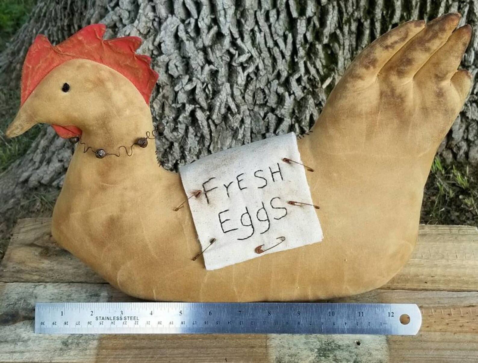 Primitive Hen Doll Fabric Hen Primitive Farmhouse Decor - Etsy